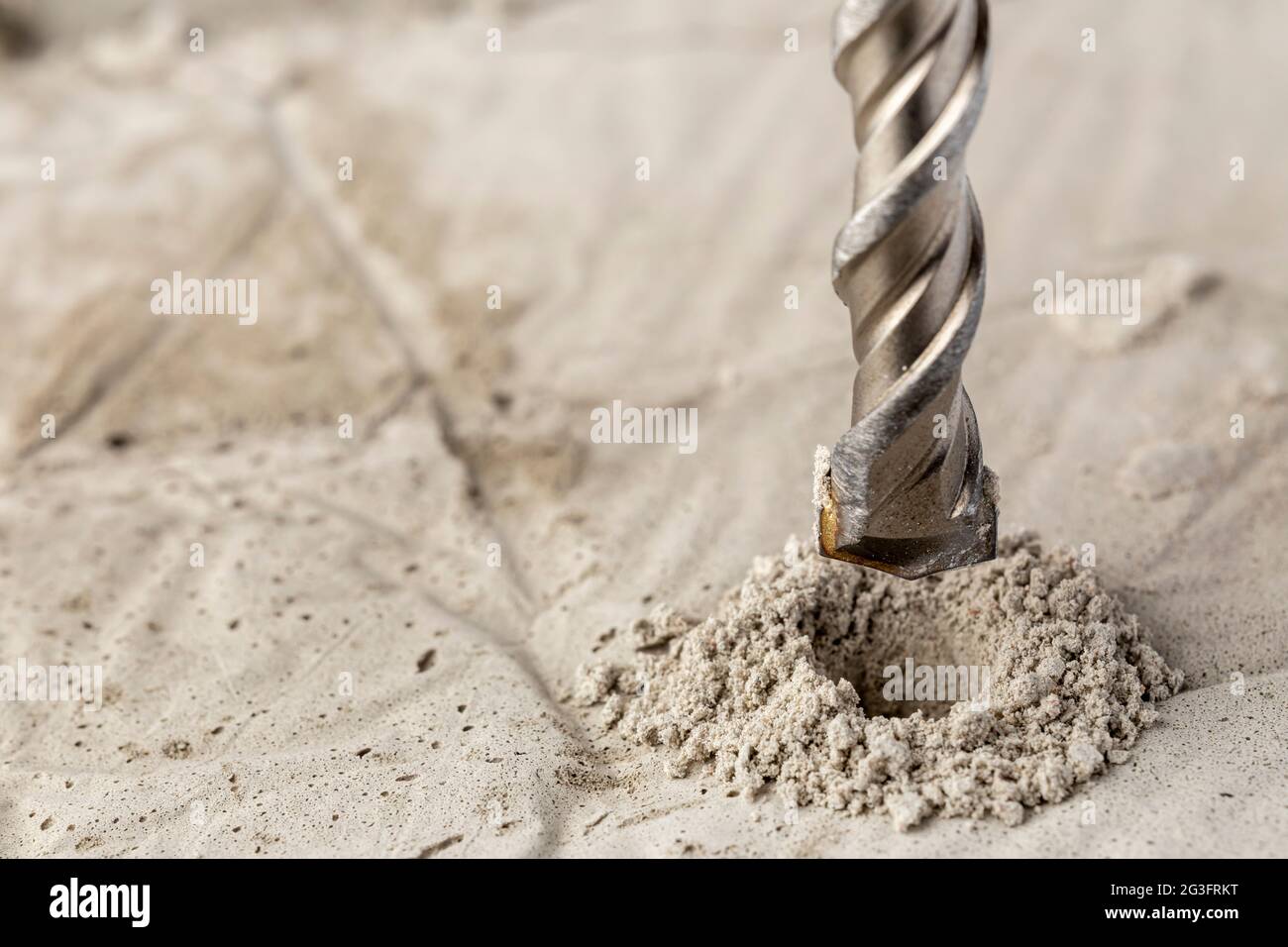 Drill bit for drilling concrete masonry or stone. Metal work industry ...