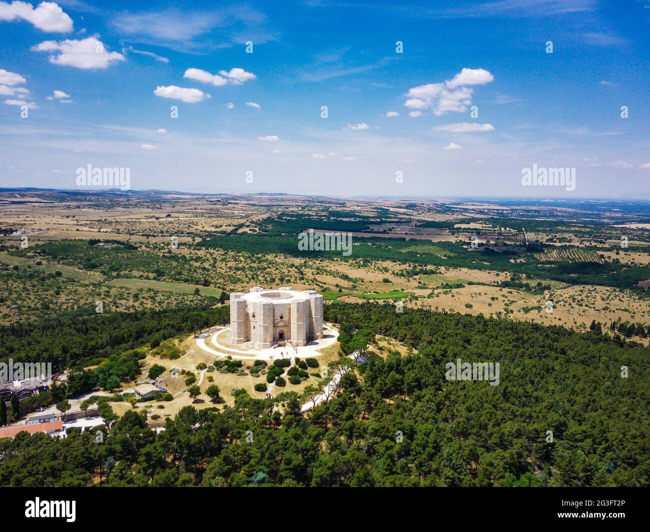 Aerial view of castel del monte hi-res stock photography and images - Alamy