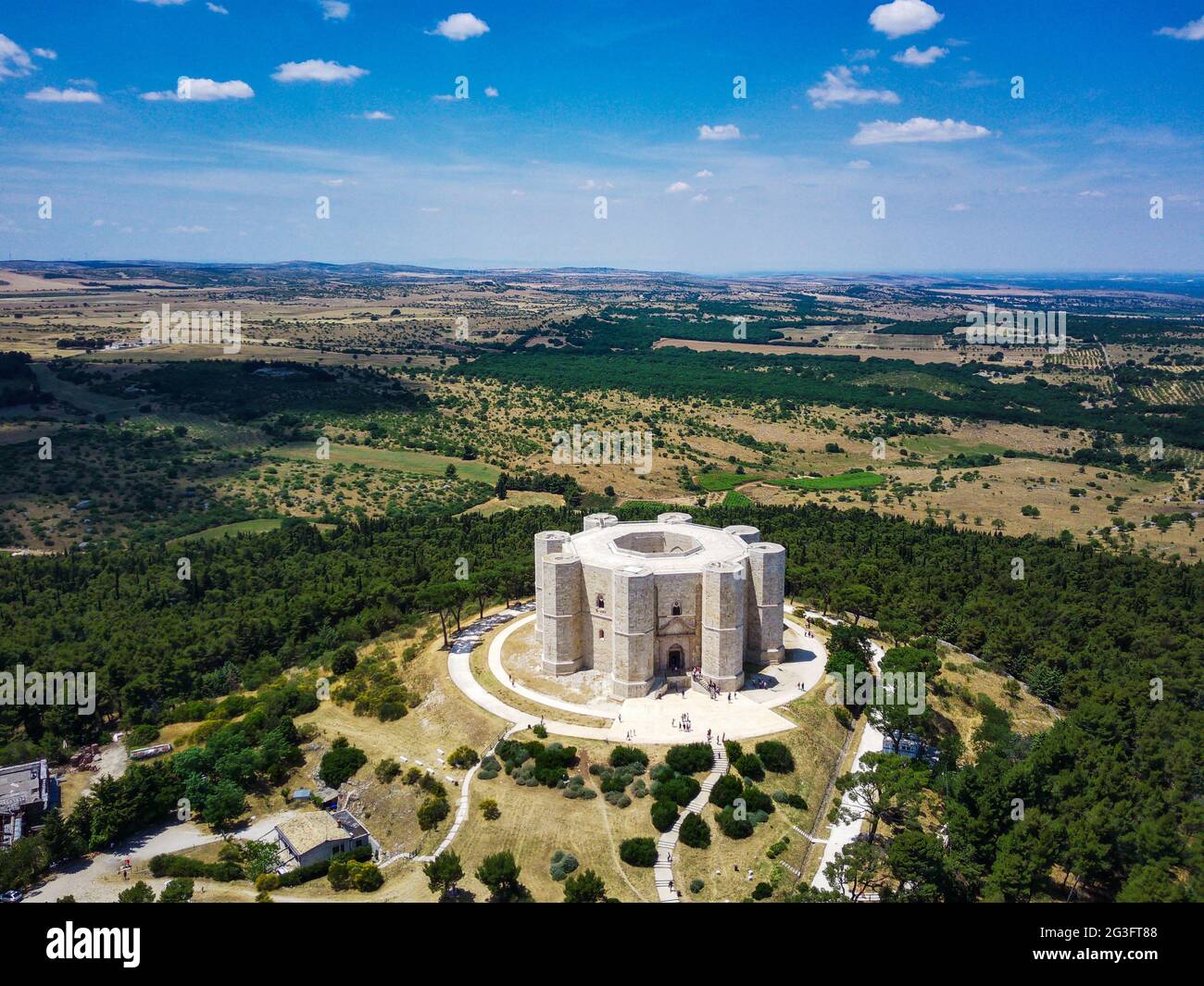 Aerial view of castel del monte hi-res stock photography and images - Alamy