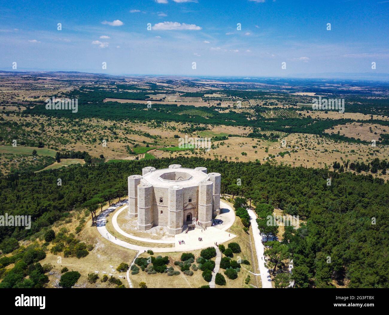 Aerial view of castel del monte hi-res stock photography and images - Alamy