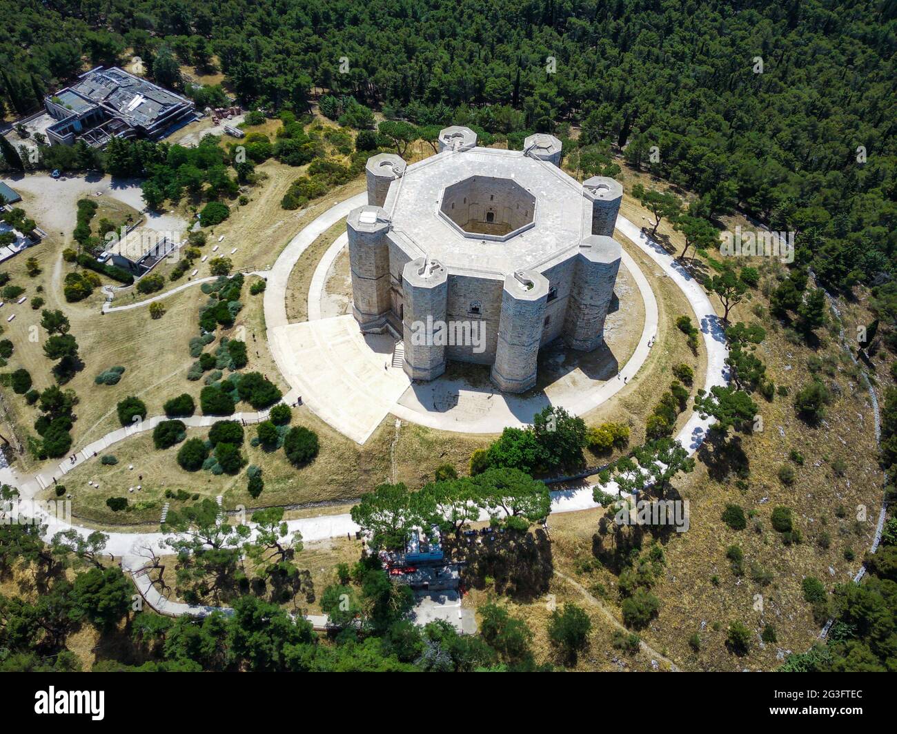Aerial view of castel del monte hi-res stock photography and images - Alamy