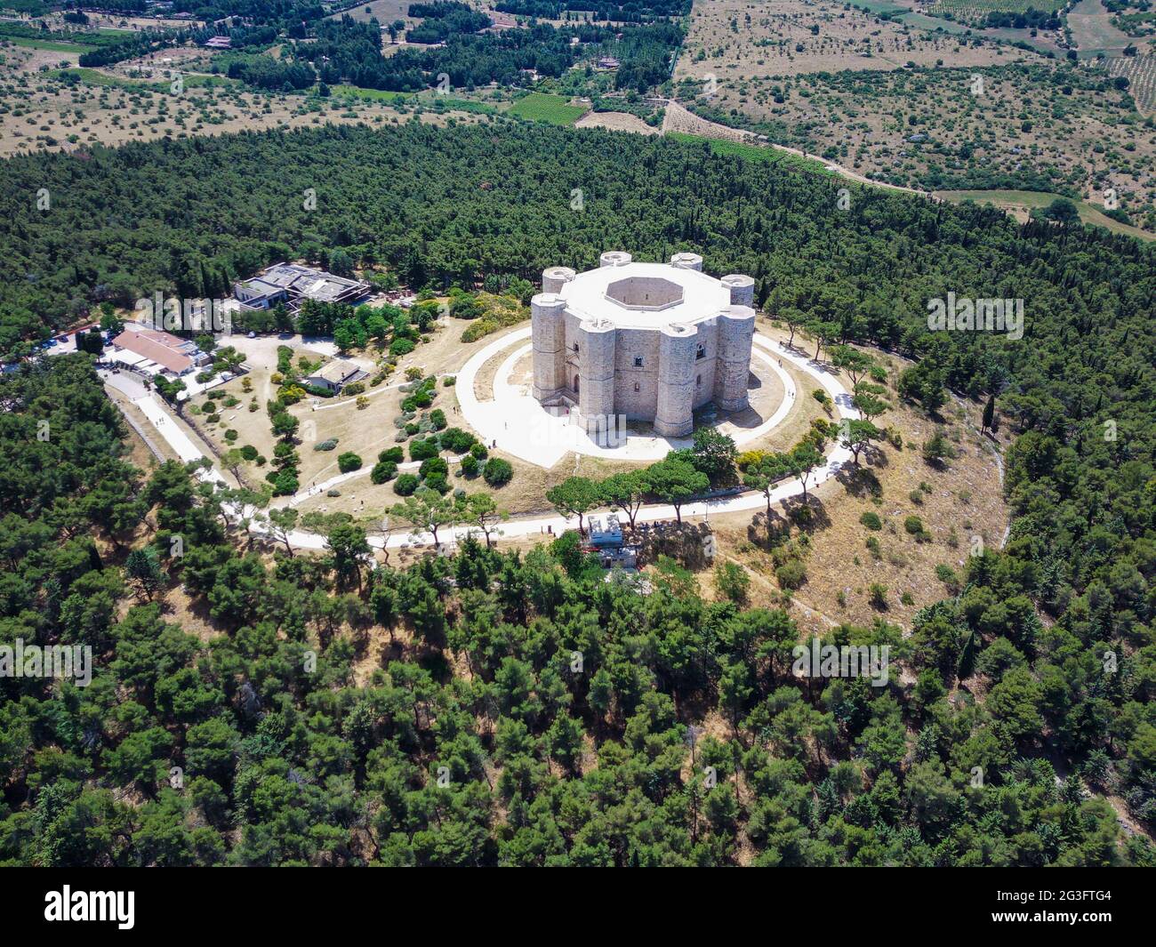 Aerial view of castel del monte hi-res stock photography and images - Alamy
