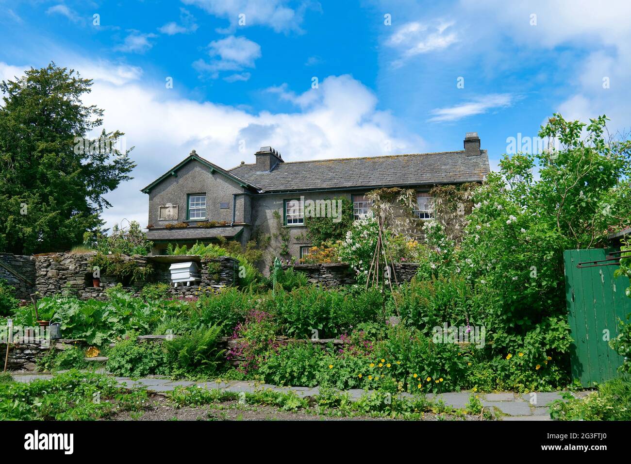 Hill Top, Beatrix Potter's house, Near Sawrey Stock Photo - Alamy