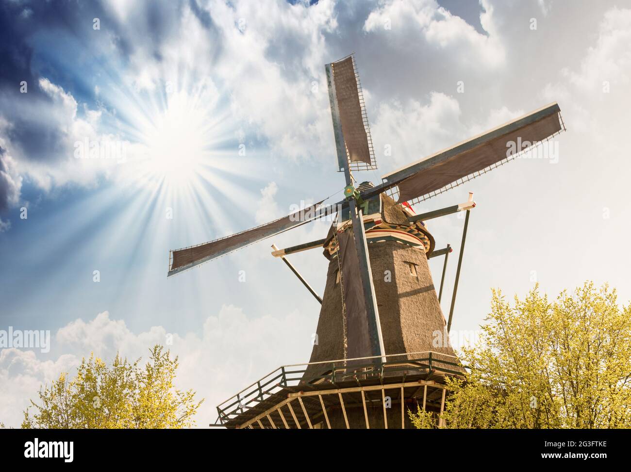 Colourful windmill hi-res stock photography and images - Alamy