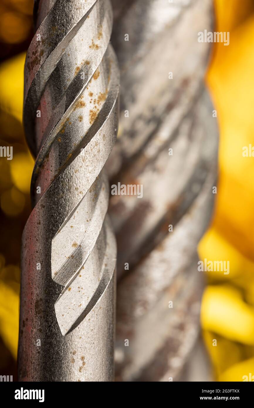 Drill bit for drilling concrete masonry or stone. Metal work industry ...