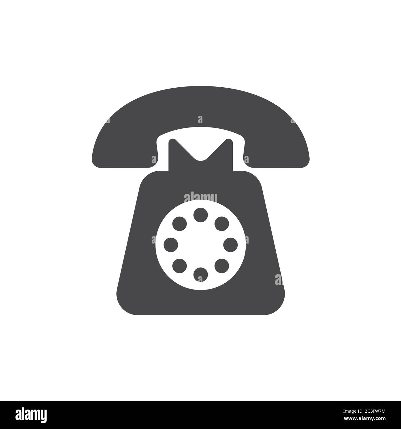 Phone icon vector vectors hi-res stock photography and images - Alamy