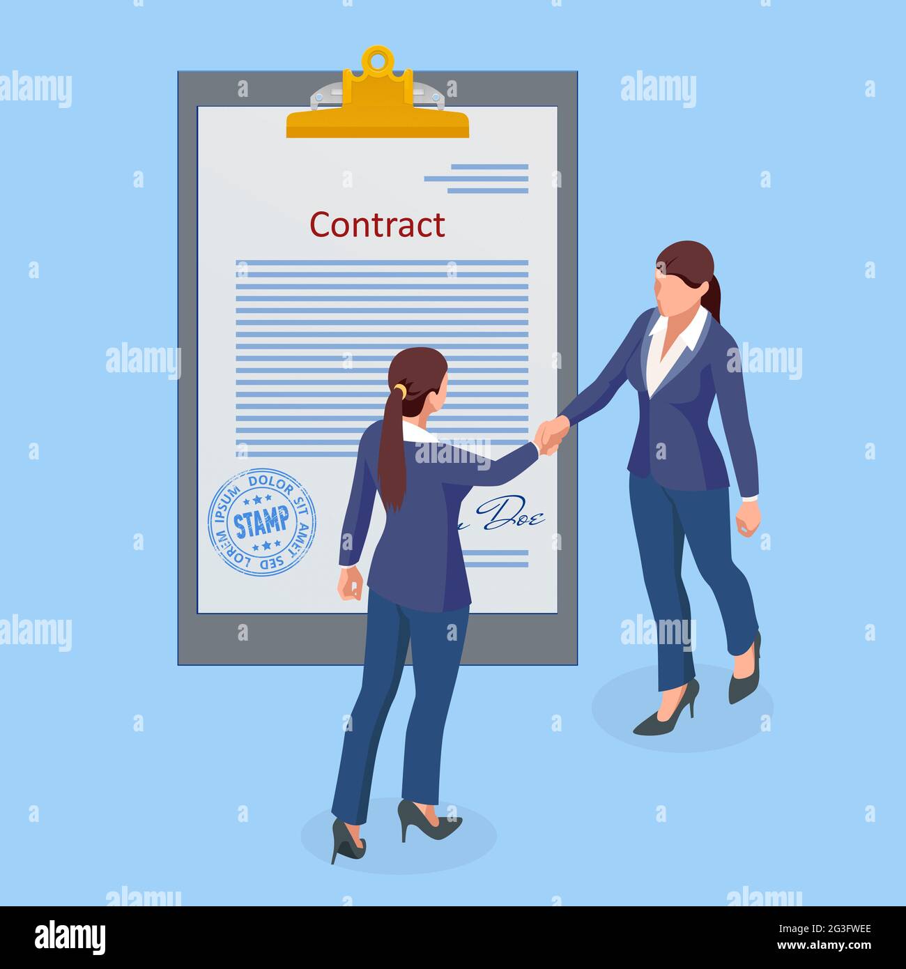 3d men with document Stock Vector Images - Alamy