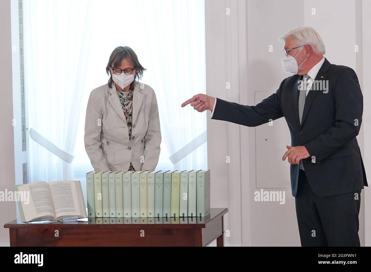 Berlin, Germany. 16th June, 2021. Federal President Frank-Walter ...