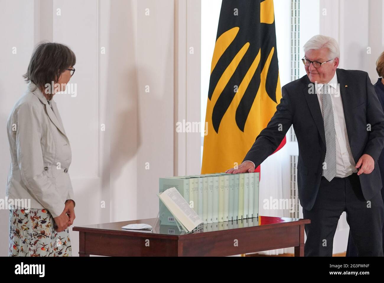 Berlin, Germany. 16th June, 2021. Federal President Frank-Walter ...