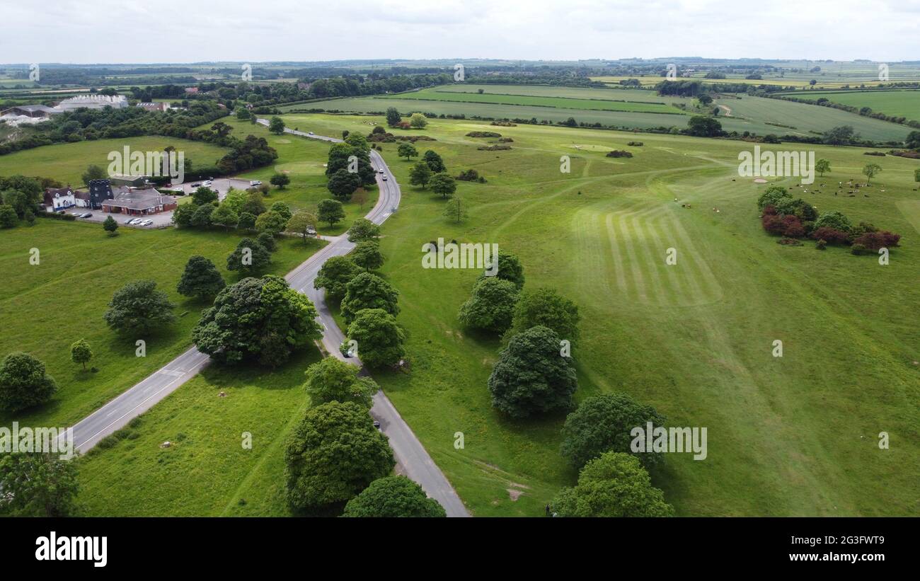 Aerial View of Beverley Westwood, Beverley, East Riding of Yorkshire ...