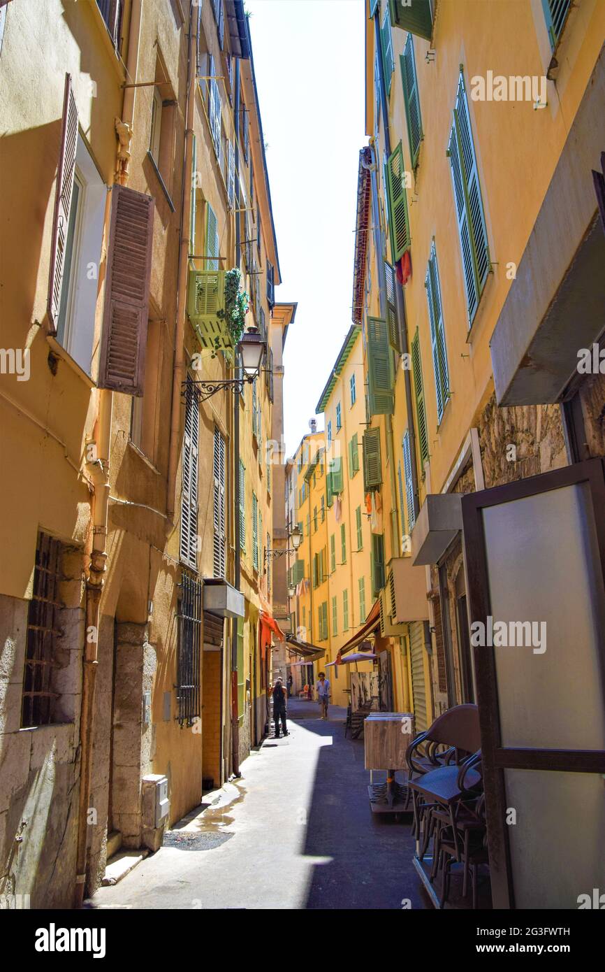 This port is in old nice vieux nice hi-res stock photography and images ...