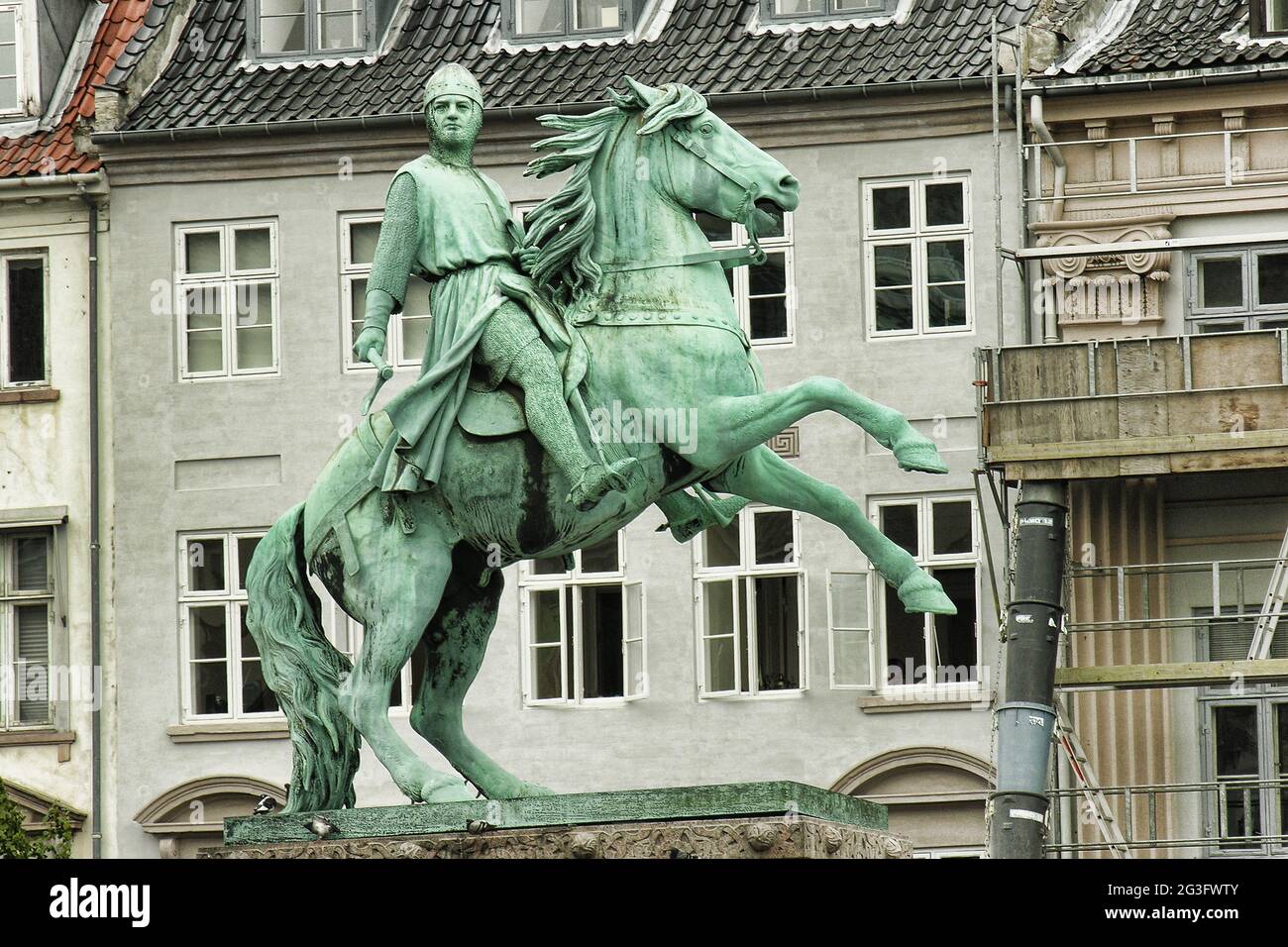Statue in Copenhagen Stock Photo - Alamy
