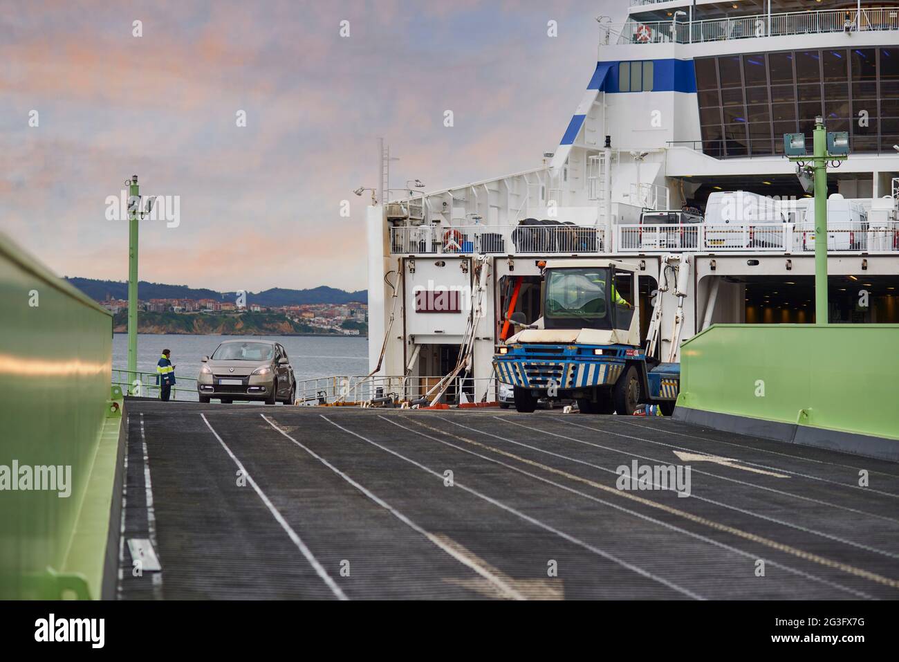 Car ferry ramp hi-res stock photography and images - Alamy