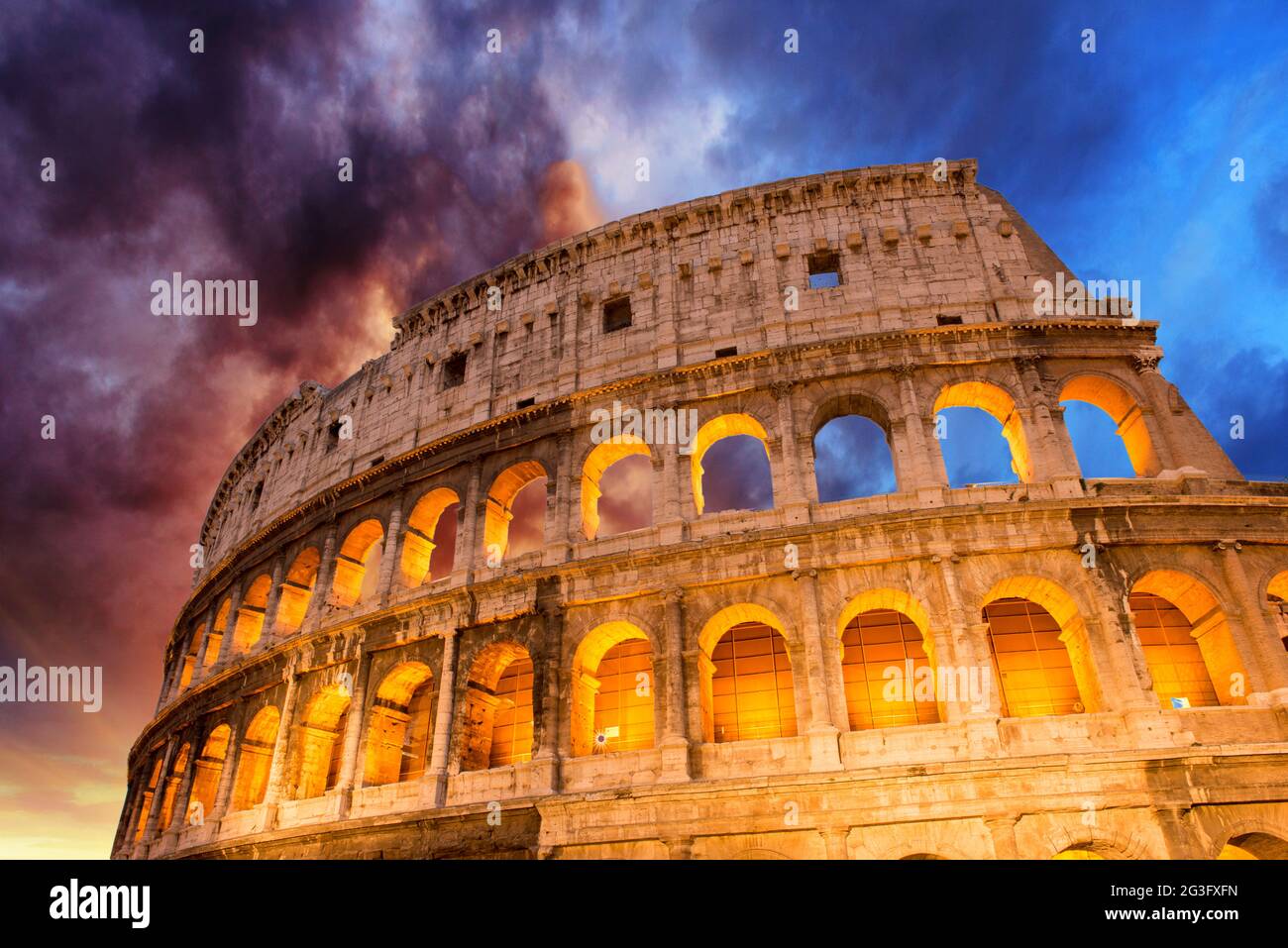 Sunset in rome hi-res stock photography and images - Alamy
