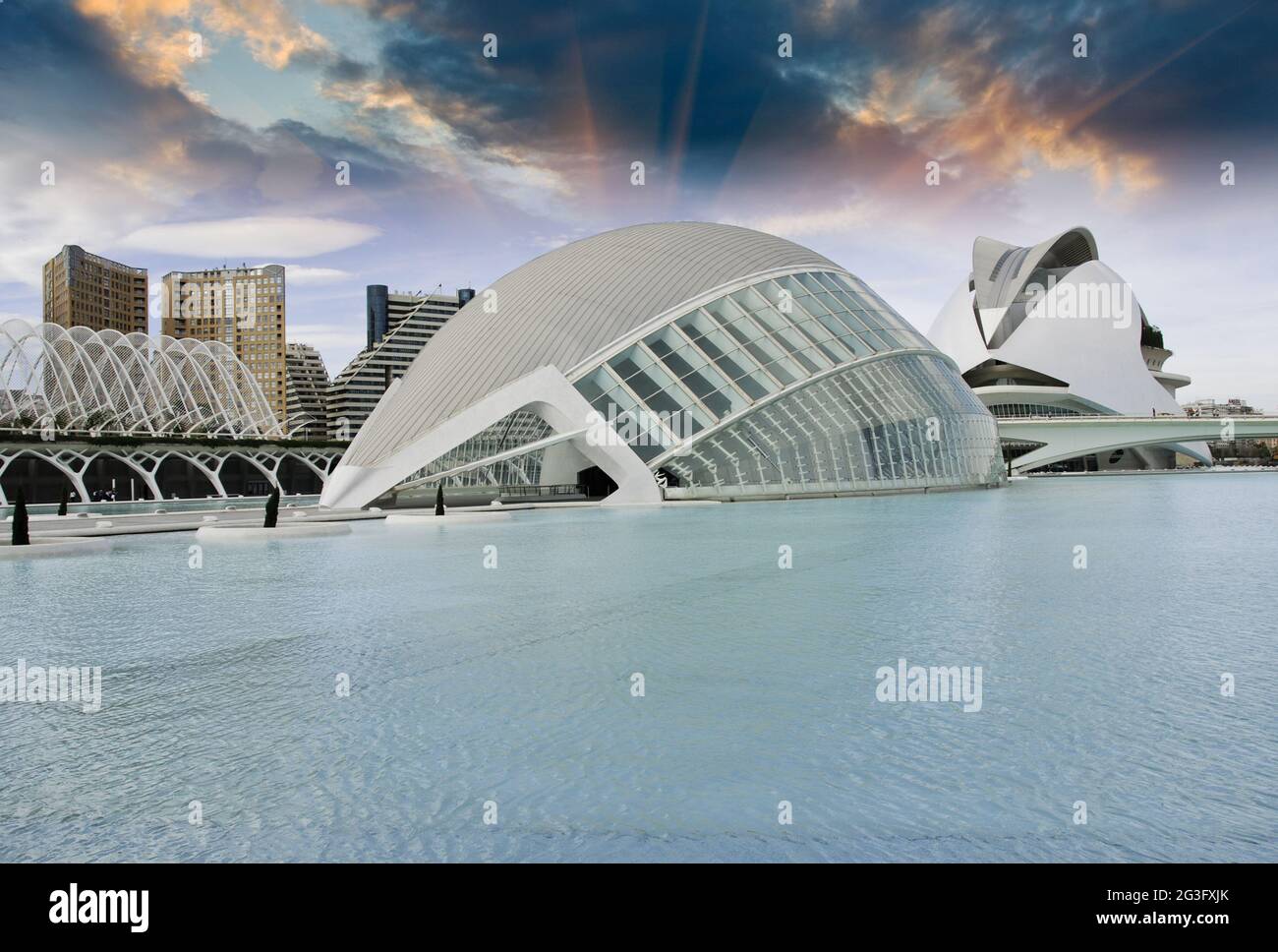 Modern Buildings in Valencia, Spain Stock Photo - Alamy