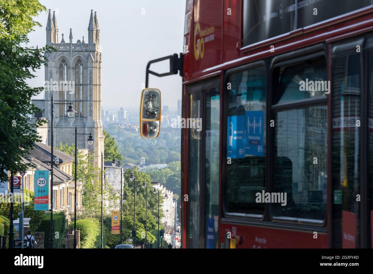 London bus crystal palace hi-res stock photography and images - Alamy