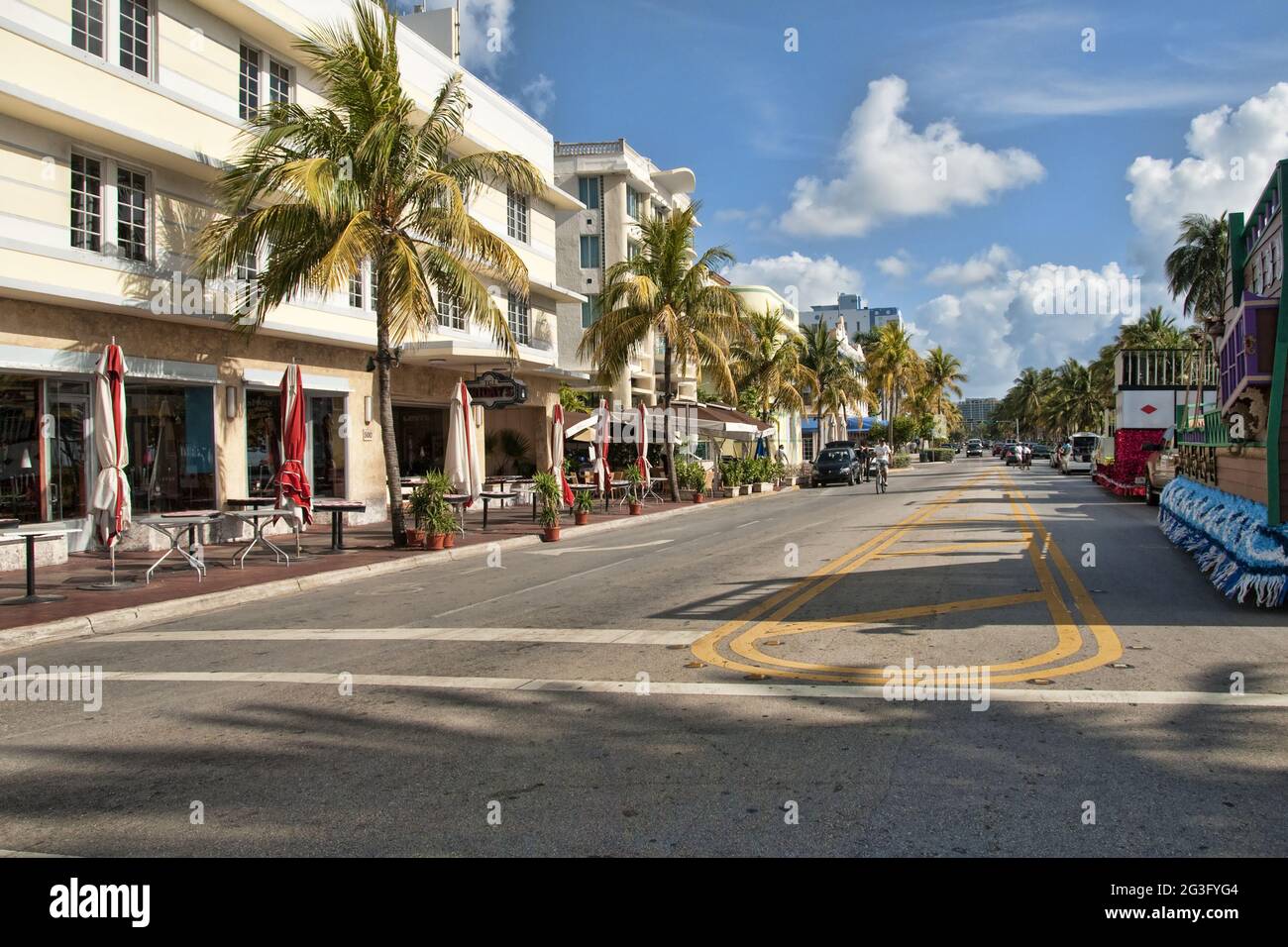 Miami, Florida, on a Hot and Sunny Spring Morning Stock Photo - Alamy