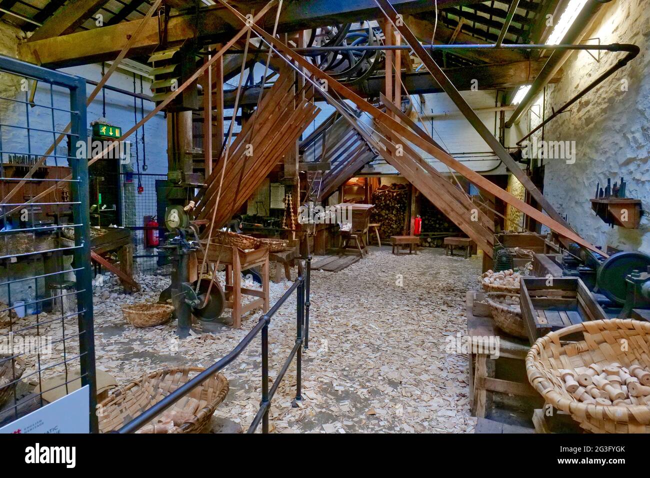 Stott Park Bobbin Mill Stock Photo - Alamy