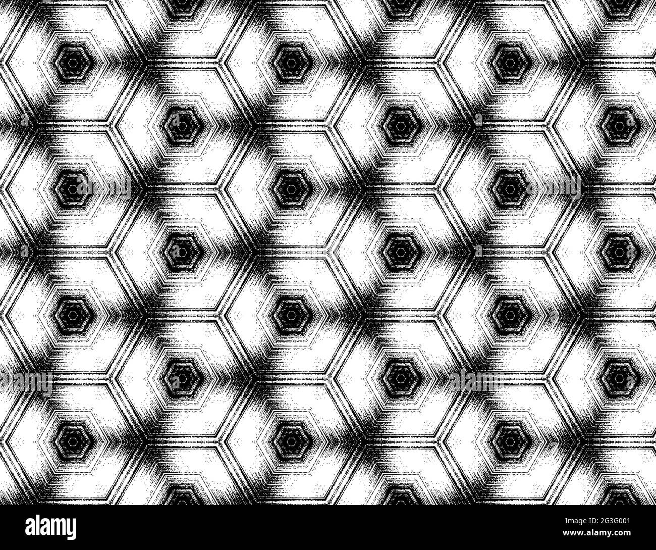 Seamless hexagon pattern hi-res stock photography and images - Alamy
