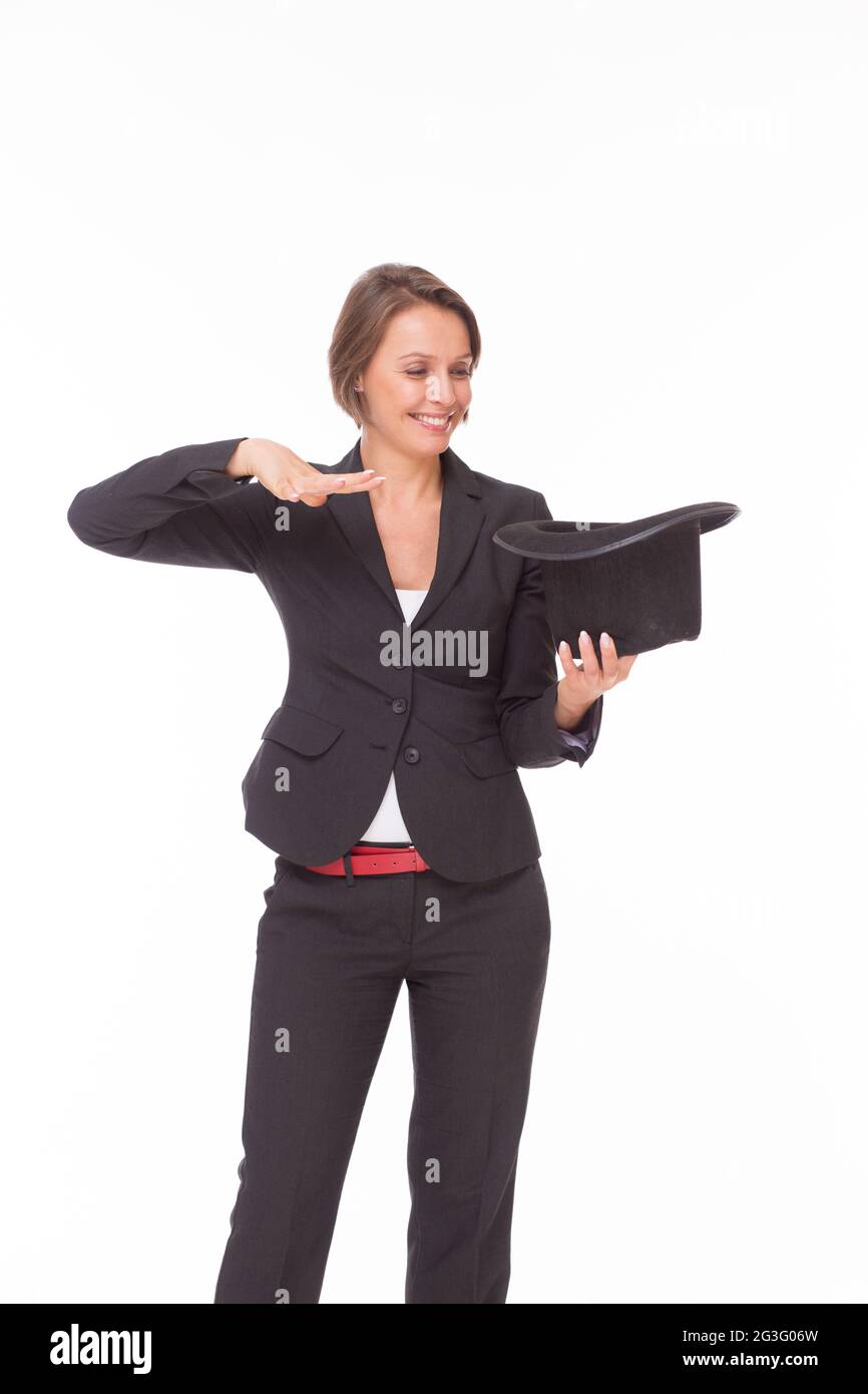 Woman magician magic hi-res stock photography and images - Alamy