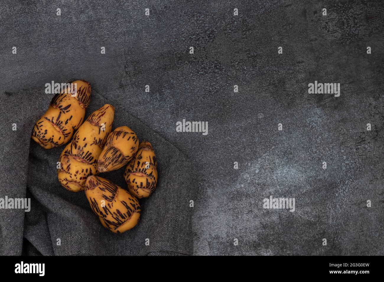 Oca, tuber used in Peruvian cuisine and the American Andes Stock Photo ...