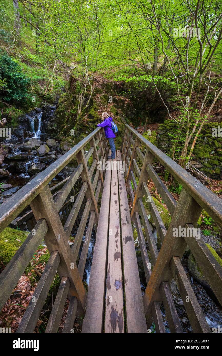Waterfall english lake district hi-res stock photography and images - Alamy