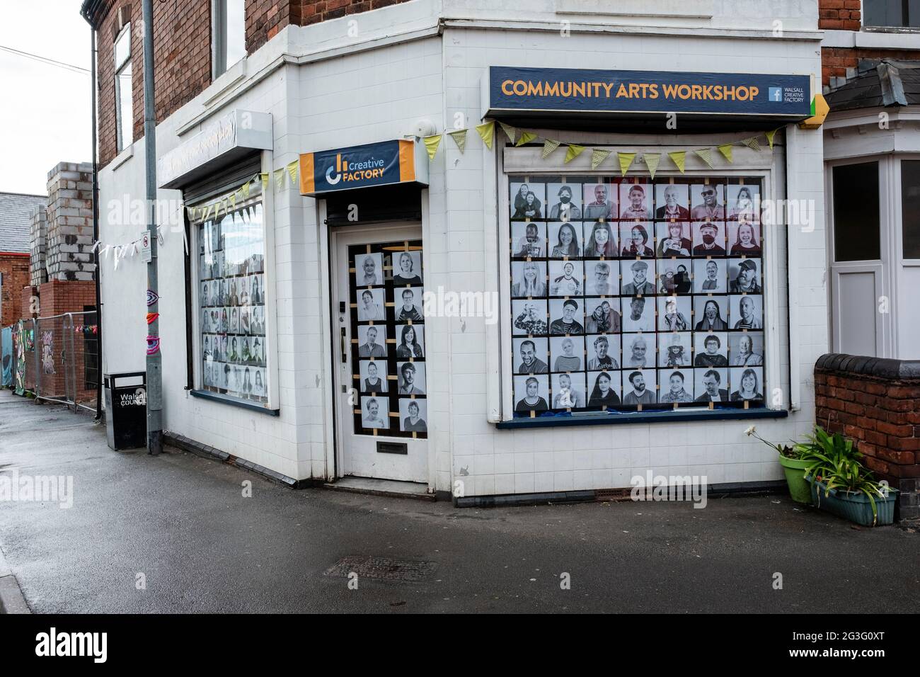 Creative Factory, Butts community arts workshop, Walsall, UK Stock ...