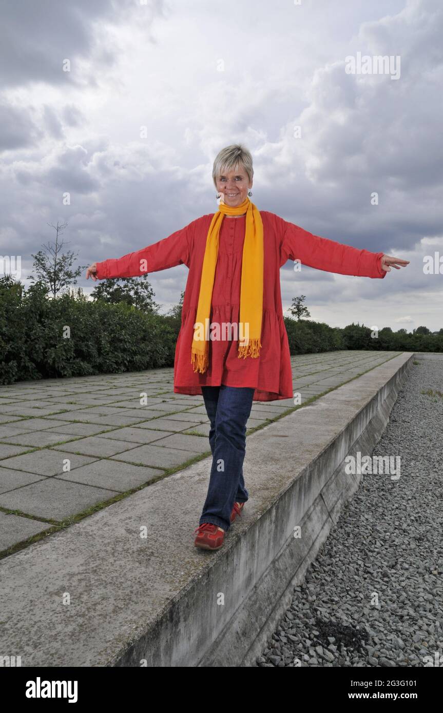 Balance on the edge Stock Photo - Alamy