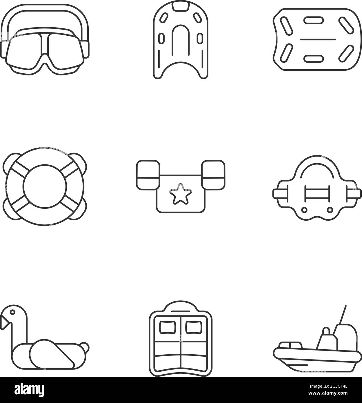 Water safety lessons Stock Vector Images - Alamy