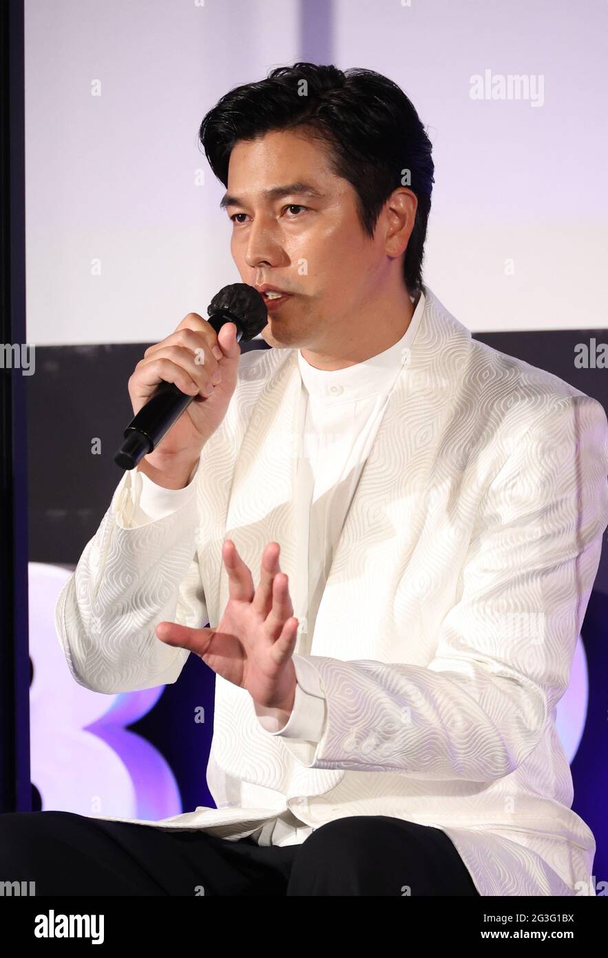 June 16, 2021, Tokyo, Japan - Japanese actor Jun Kaname attends the awarding ceremony for ...