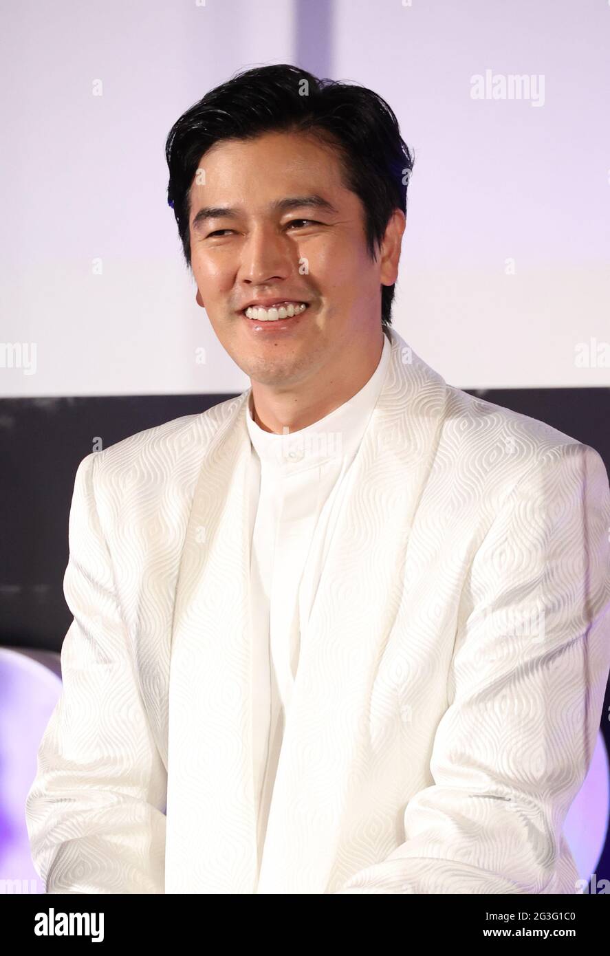 June 16, 2021, Tokyo, Japan - Japanese actor Jun Kaname attends the awarding ceremony for ...