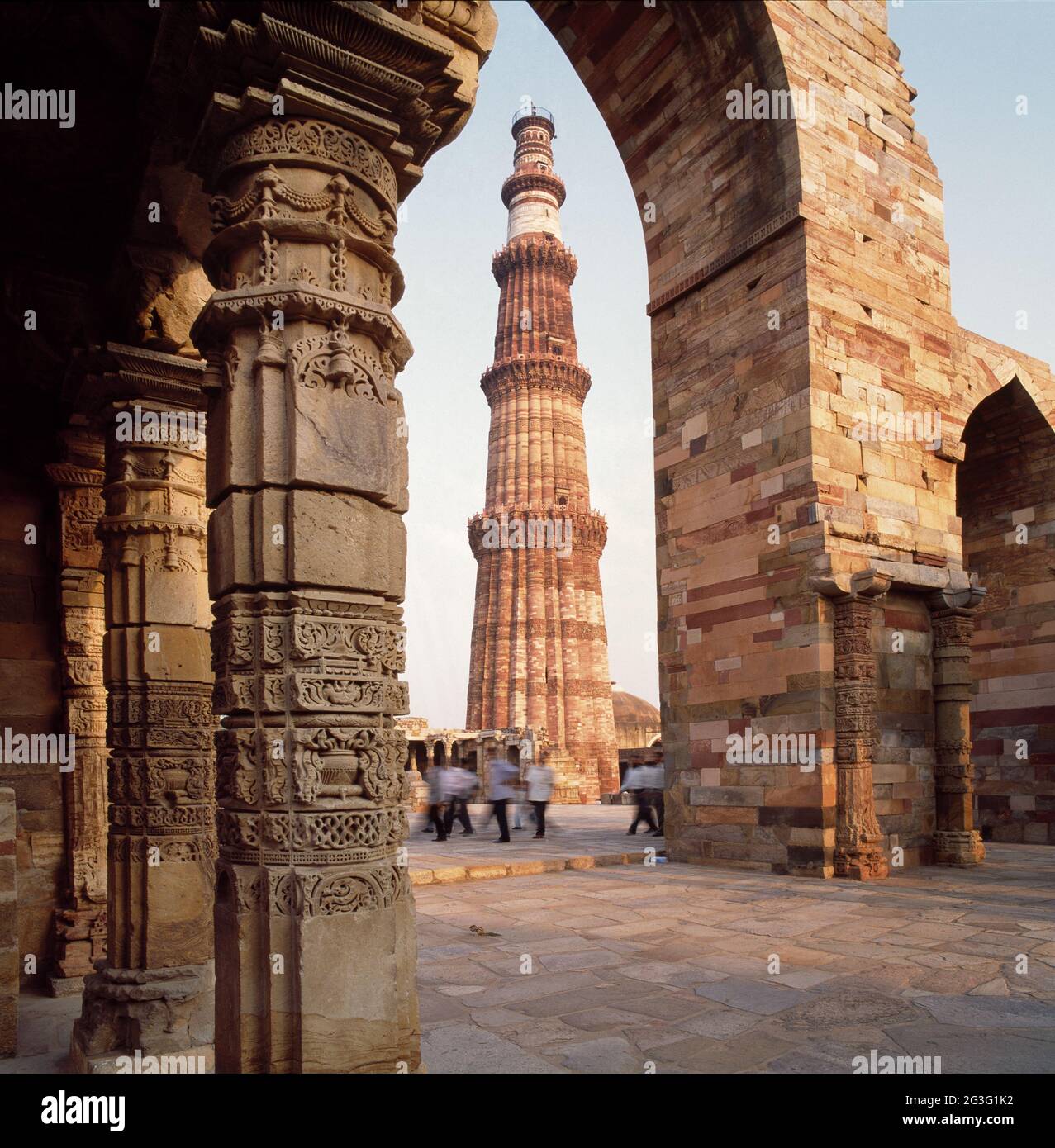 Qutab Minar, New Delhi, India, World Heritage Monument Stock Photo - Alamy