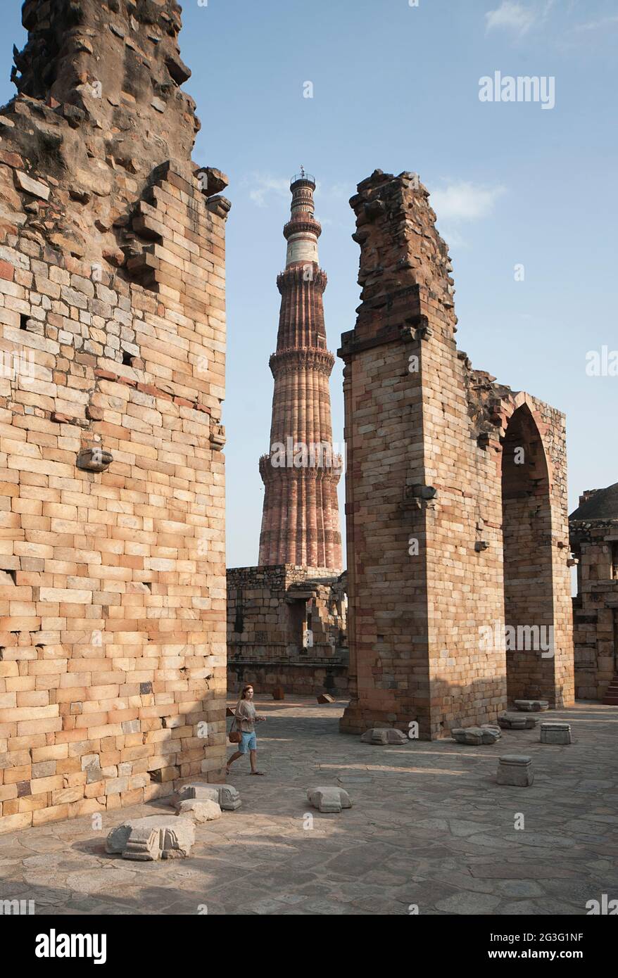 Qutab Minar, New Delhi, India, World Heritage Monument Stock Photo - Alamy