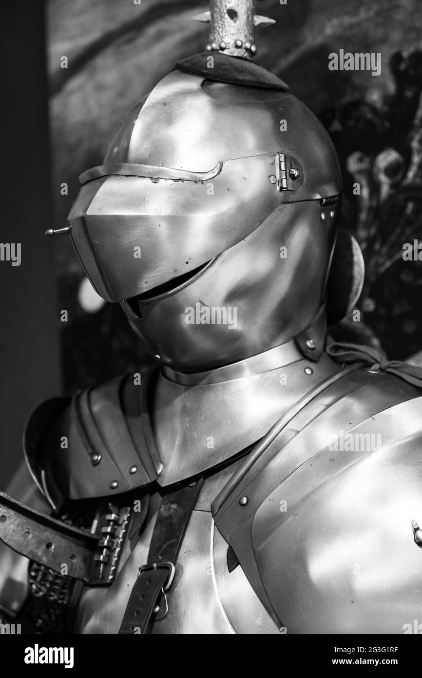 Medieval armour detail Stock Photo - Alamy