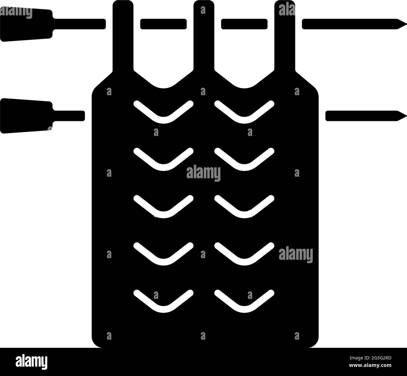 Knitting black glyph icon Stock Vector Image & Art - Alamy