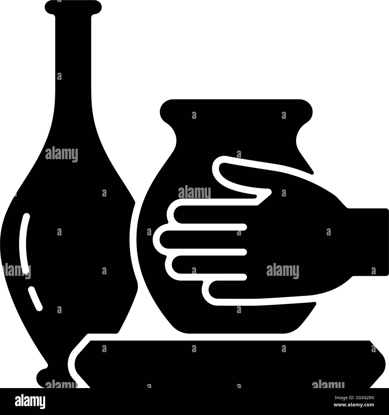 Pottery workshop craft clay Black and White Stock Photos & Images - Alamy