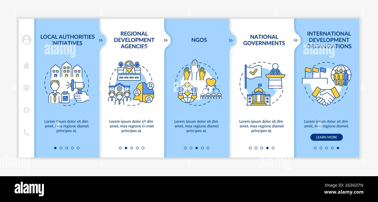 Social unit development programs levels onboarding vector template Stock Vector Image & Art - Alamy