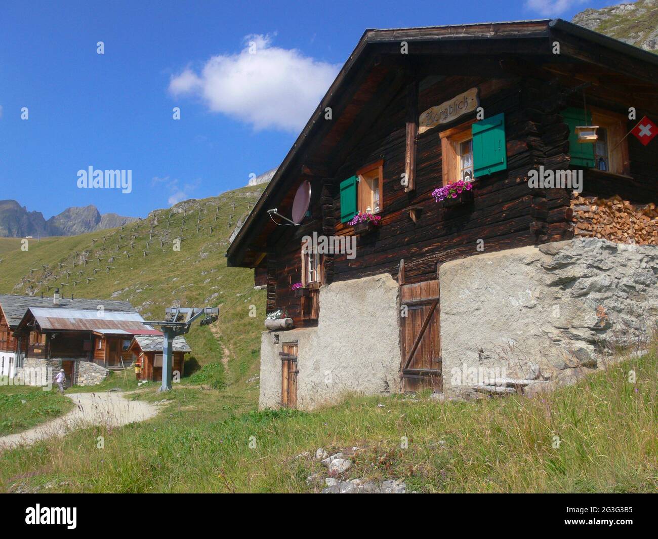 Alp villages hi-res stock photography and images - Alamy