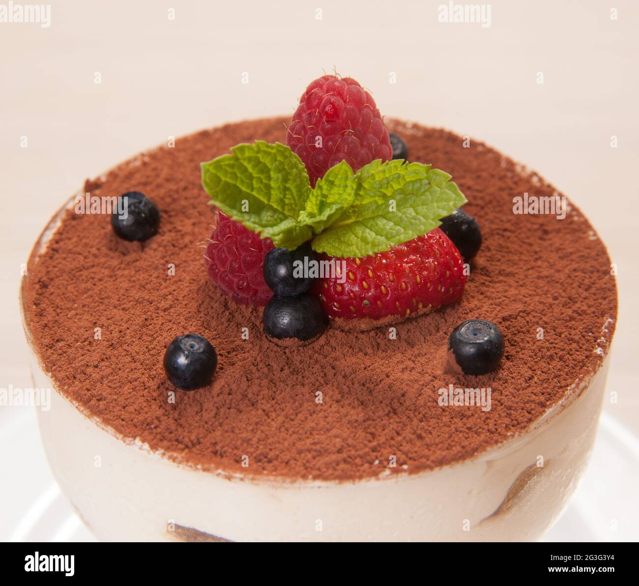 Tiramisu with fruits hi-res stock photography and images - Alamy