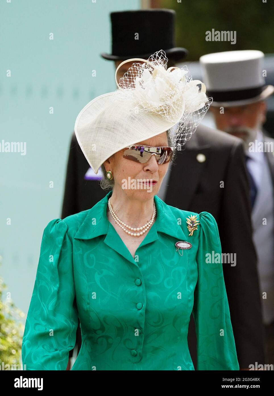 The Princess Royal arrives ahead of day two of Royal Ascot at Ascot ...