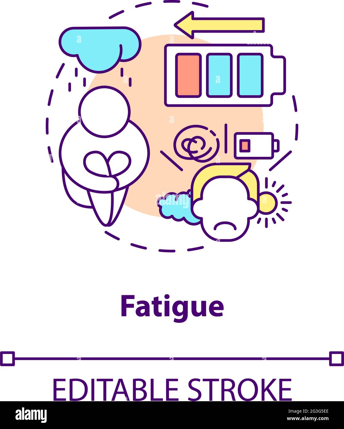 Exhaustion and fatigue art hi-res stock photography and images - Alamy