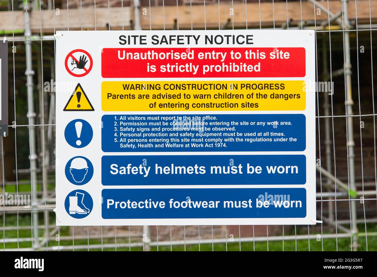 Building Construction Signs