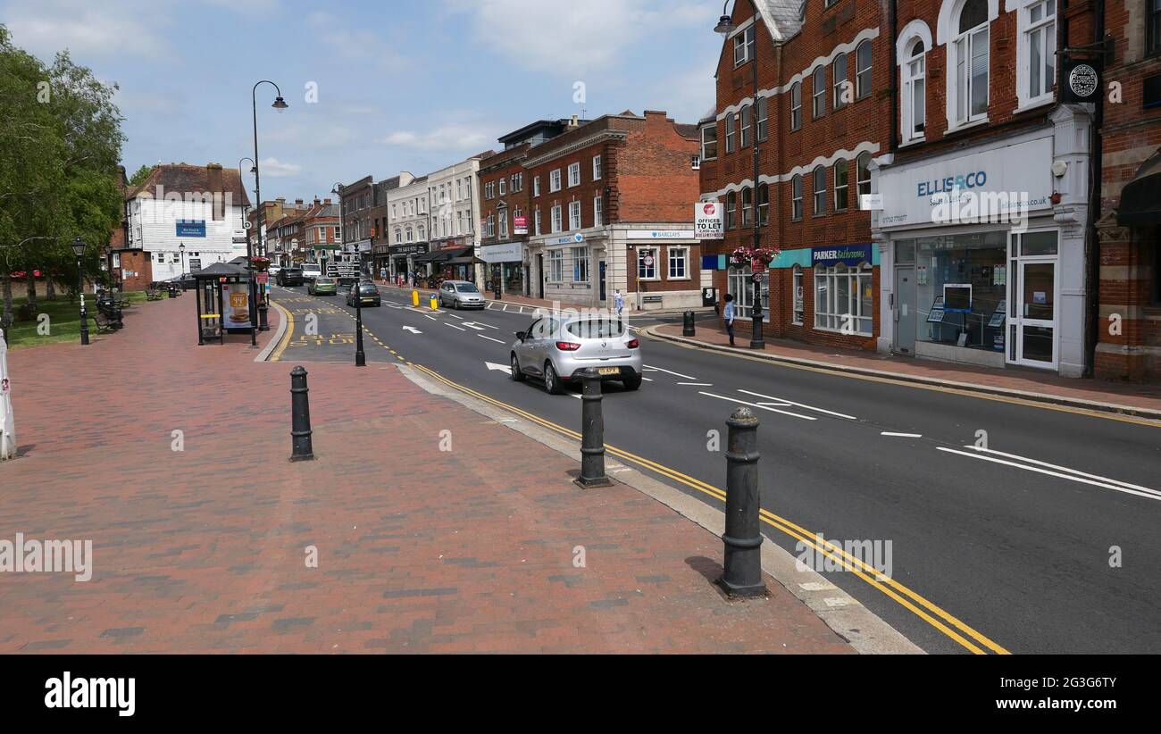The High street in Tonbridge, kent in the UK Stock Photo - Alamy