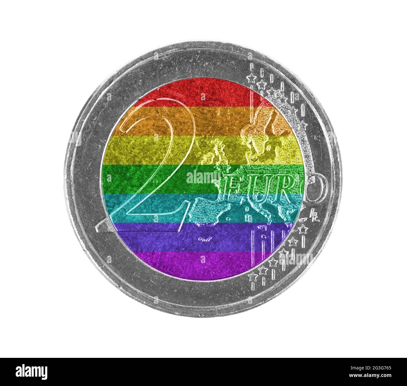 Euro symbol rainbow hi-res stock photography and images - Alamy