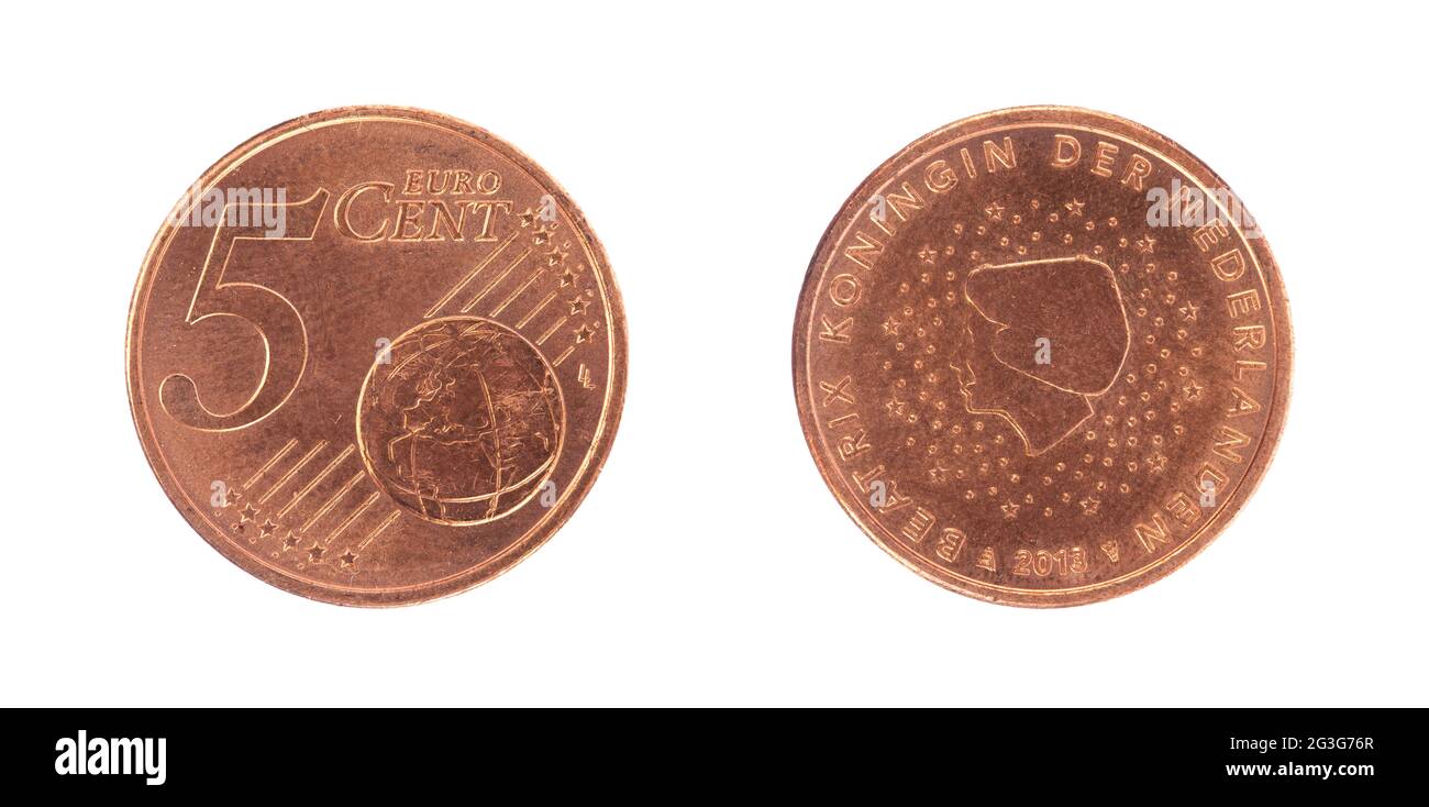 5 euro cent coin Stock Photo - Alamy