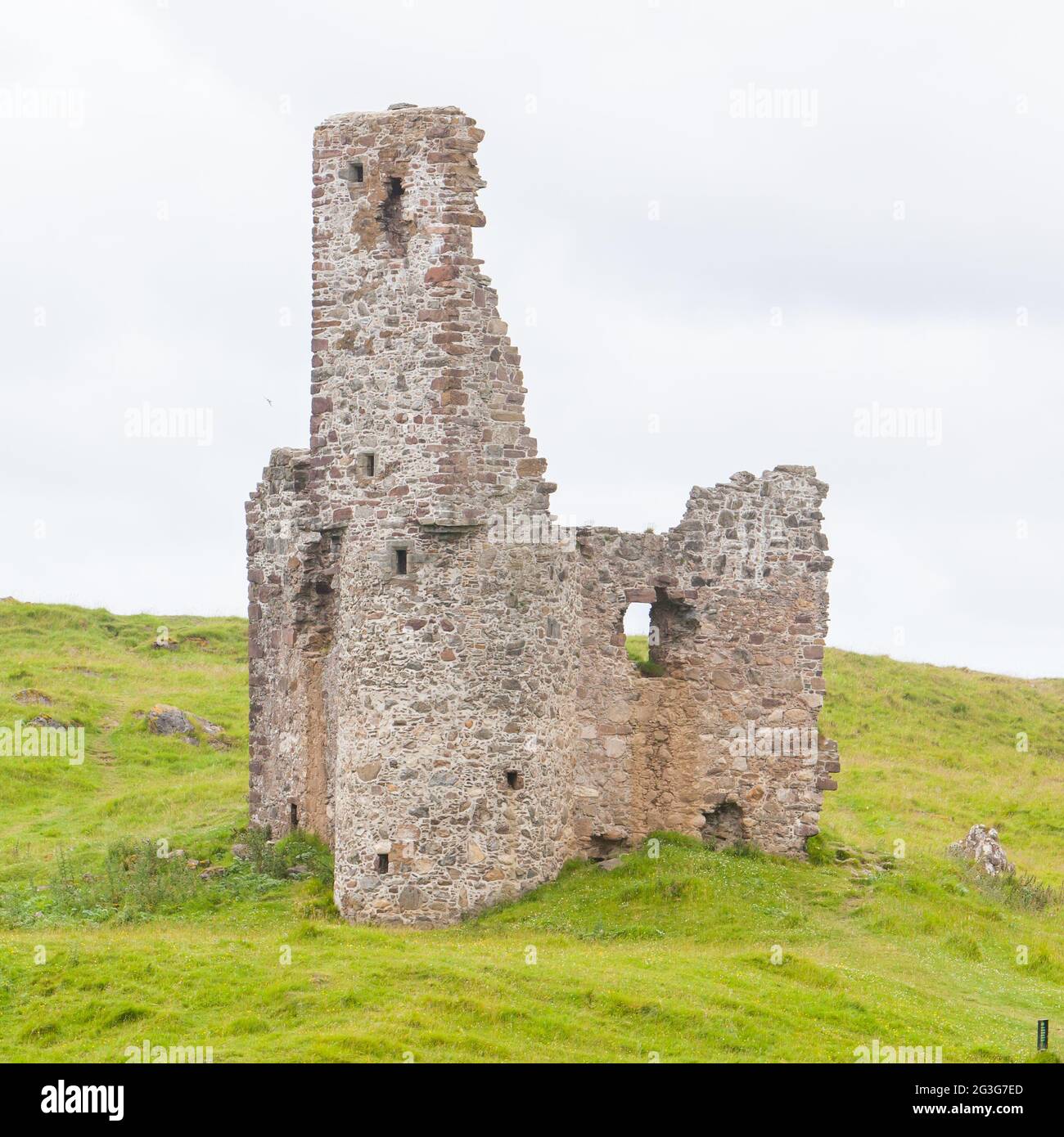 Ruins of an old castle Stock Photo - Alamy