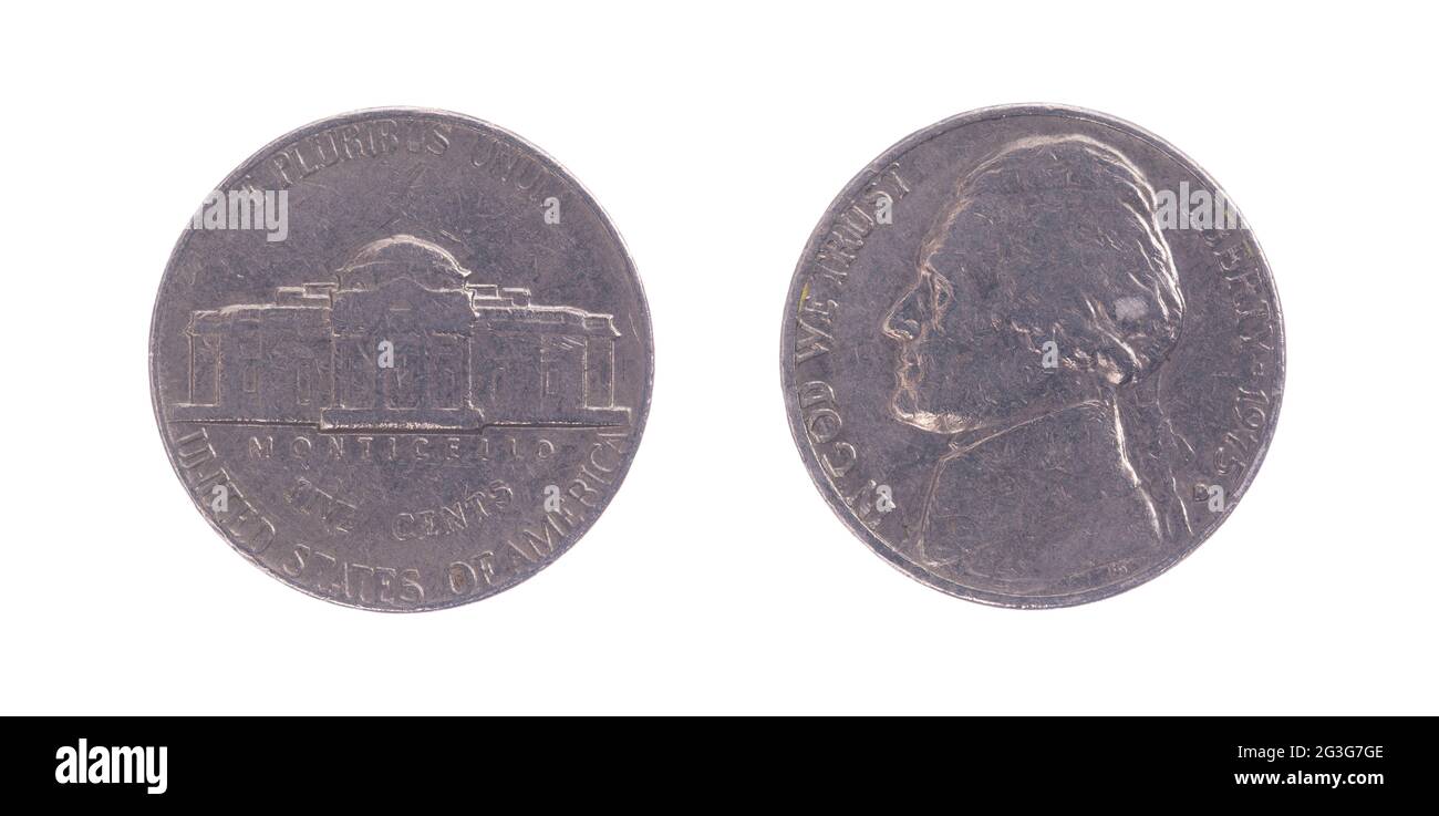 Jefferson nickel hi-res stock photography and images - Alamy