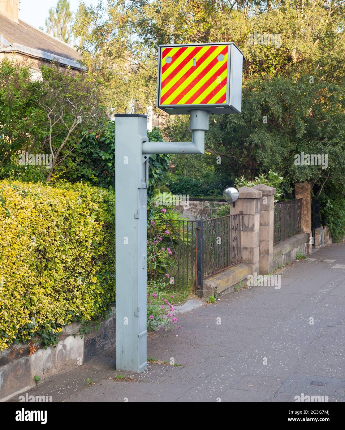 UK static speed camera Stock Photo - Alamy