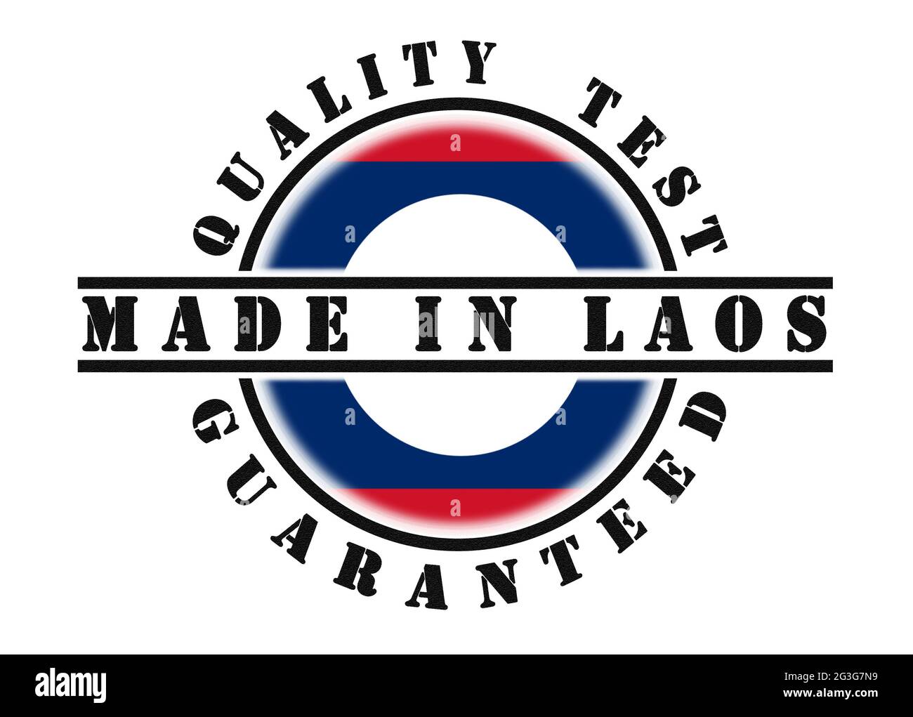 Quality test guaranteed stamp Stock Photo - Alamy