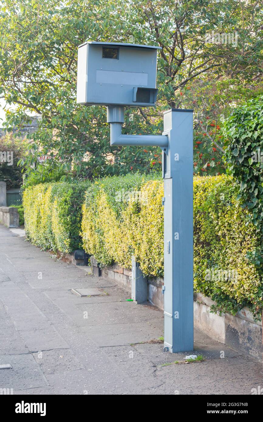 UK static speed camera Stock Photo - Alamy